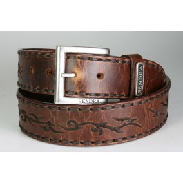 Boots By Boots - 1067 Sendra Gürtel Evolution Tan Bordado - Gürtel / belts