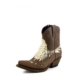 Boots By Boots - 012 Cowboystiefel Mayura Crazy Old Sadale Python Natural