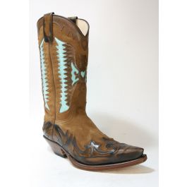 Boots By Boots - 3840 Sendra Cowboystiefel Natur Antic Jacinto Serr ...