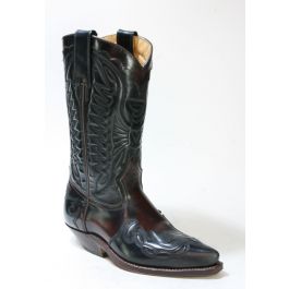 Boots By Boots - 670 Primeboots Cowboystiefel schwarz bordeaux